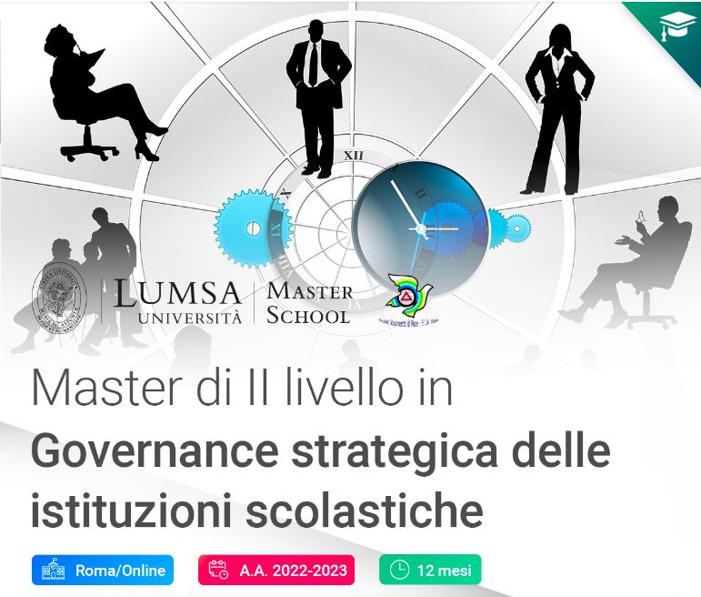 Master LUMSA di II livello Governance strategica delle istituzioni ...